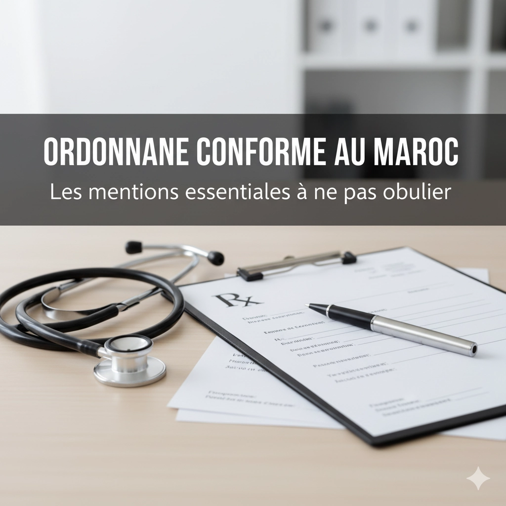 Ordonnance médicale conforme au Maroc : guide pour les médecins - Eyadatech